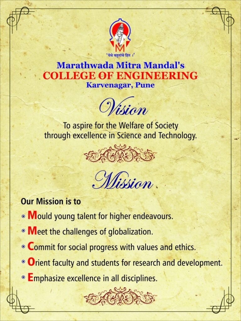 Vision Mission - MMCOE