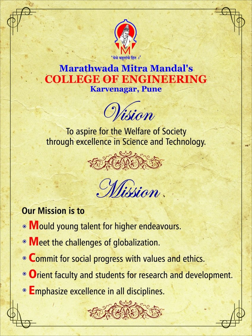 Vision Mission - MMCOE